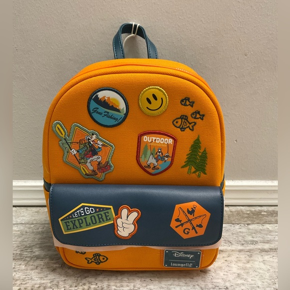 Loungefly | Bags | Nwt Loungefly Disney Goofy Movie Camping Canvas Mini ...